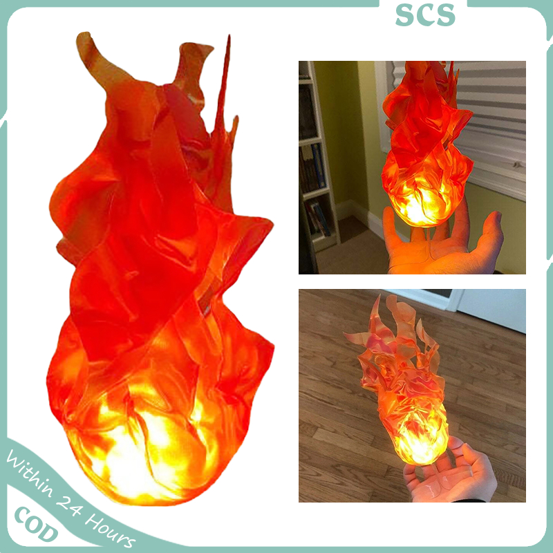 LED Glowing Fireball Prop Glowing Flame Floating Fireballs for ...