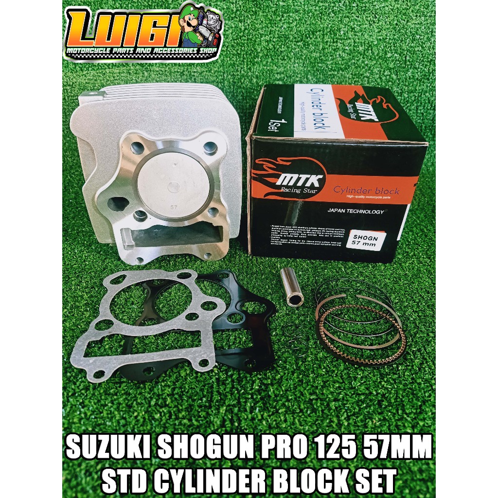 MTK CYLINDER BLOCK SET FOR SUZUKI SHOGUN PRO 125 57MM | Shopee Philippines
