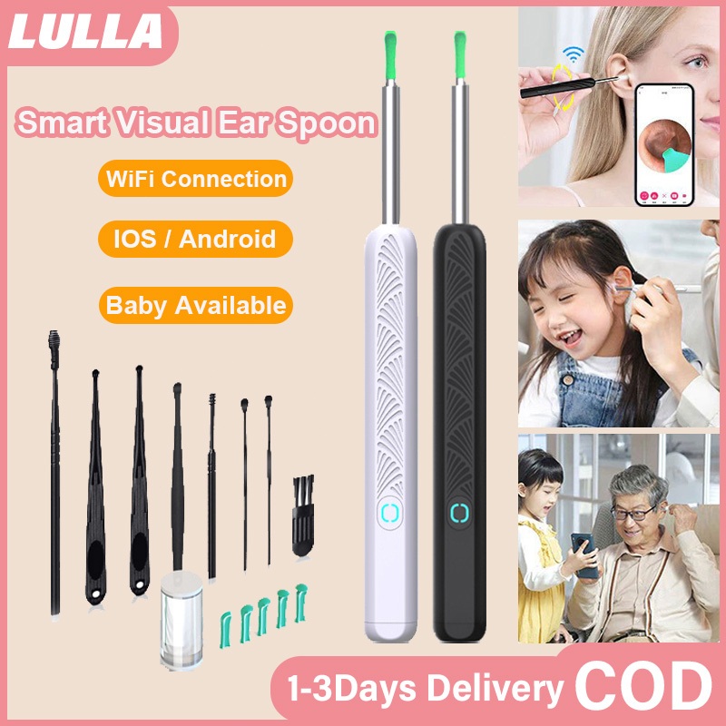 Wireless WiFi Ear Cleaner Intelligent Earpick With Camera Baby Ear ...