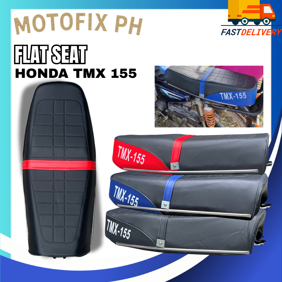MOTOFIX PH HONDA TMX 155 BACK SEAT HIGH QUALITY (BLACK,BLUE,RED ...