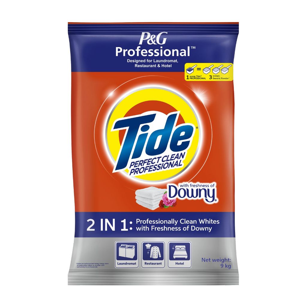 Tide Powder Detergent Professional with Downy 9kg | Shopee Philippines