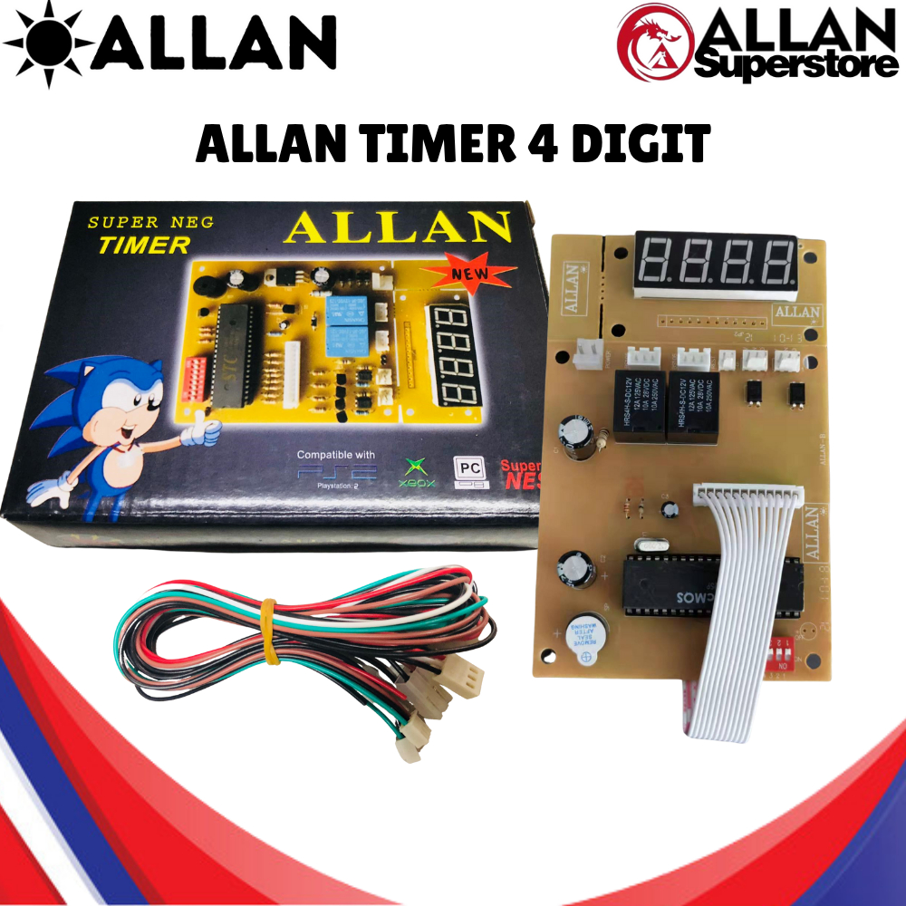 Allan Superstore 4 Digit Timer For Pisonet / Pisowifi / Vending Machine ...