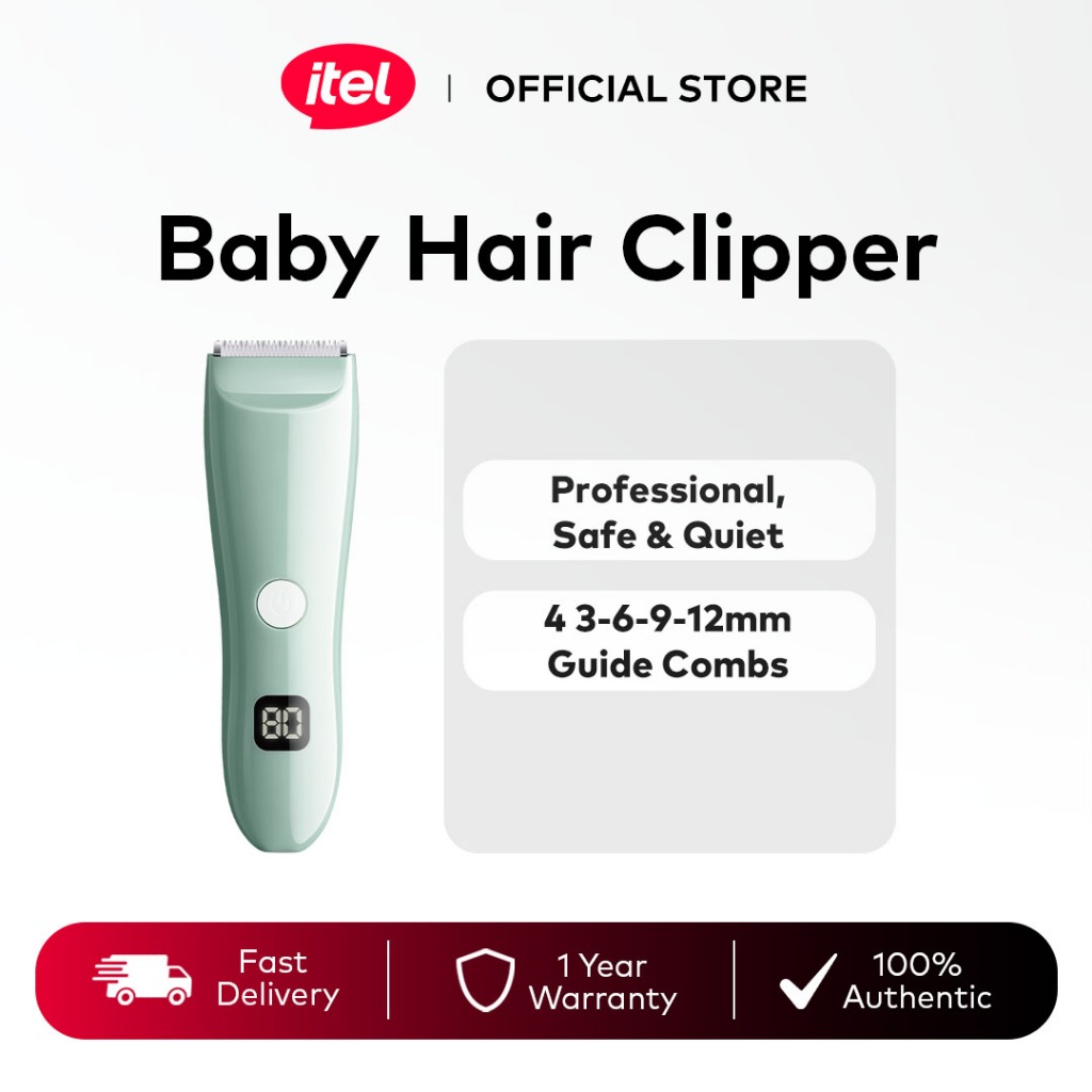 itel IHC-01 Baby Hair Clipper LED display 500mah Battery | Shopee Philippines