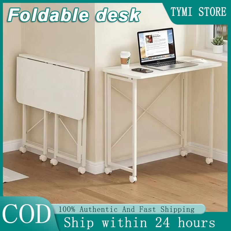 Portable Computer Desk Foldable Study Desk Portable Office Desk Folding Computer Desk | Shopee ...
