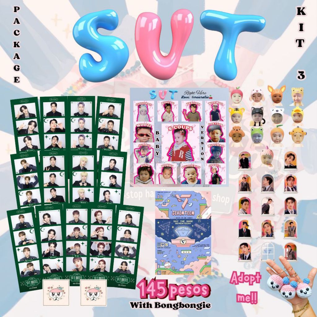 SEVENTEEN KIT (# 3) (Seventeen Kit) by meicraftie | Shopee Philippines