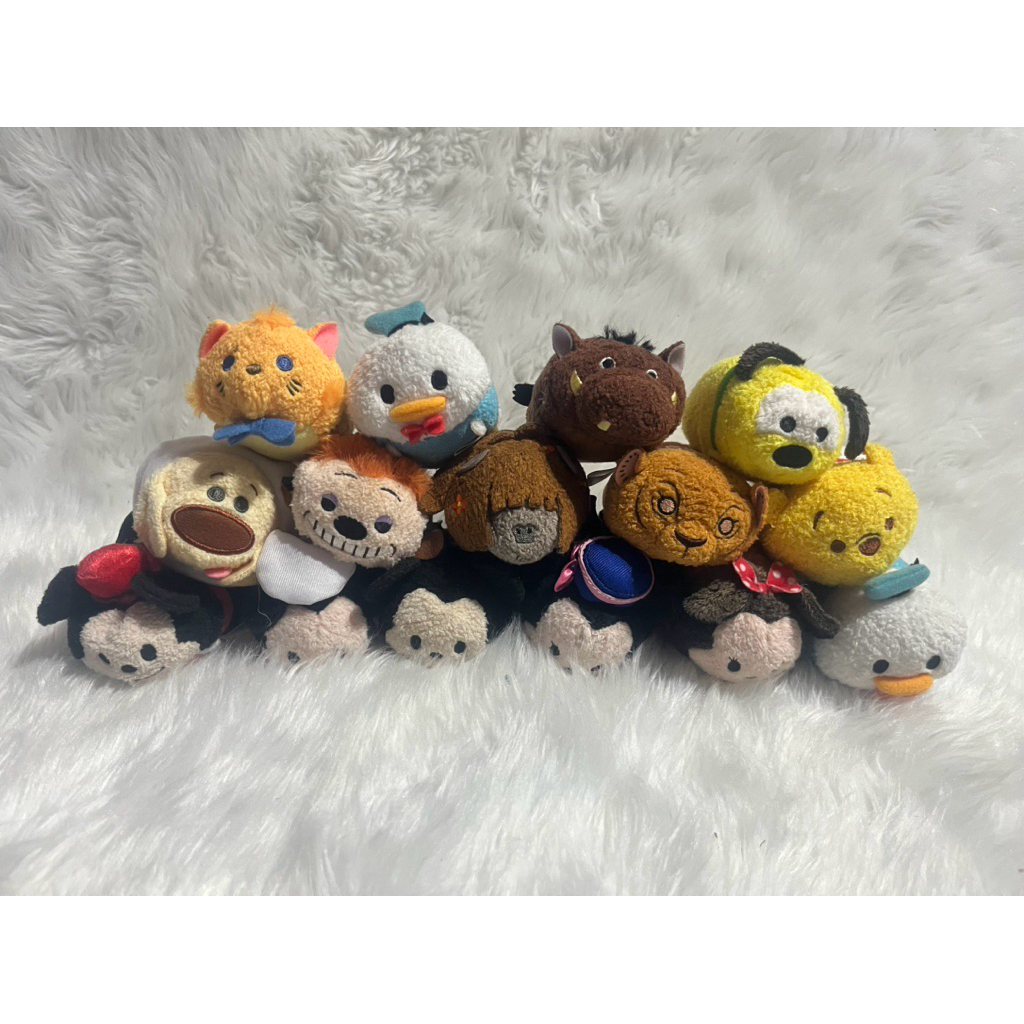 10cm Authentic Disney Character Tsum Tsum Small Plush Japan | Shopee ...