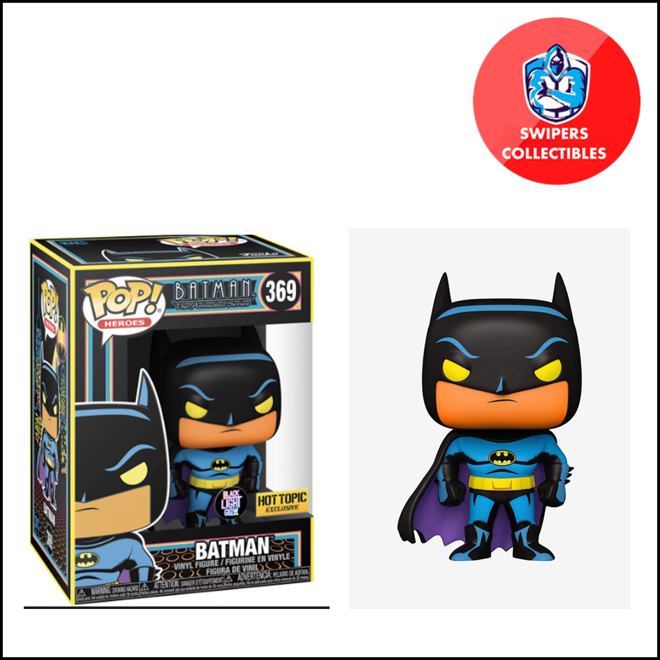 Funko Pop Batman BlackLight Glow Hot Topic Exclusive 369 | Shopee ...