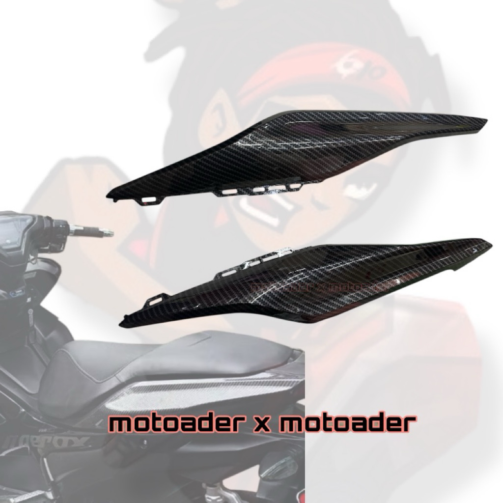 (rinj carbon)5D hydrotip Aerox v2 Carbon Rear Body cover Side cover 5&6 ...