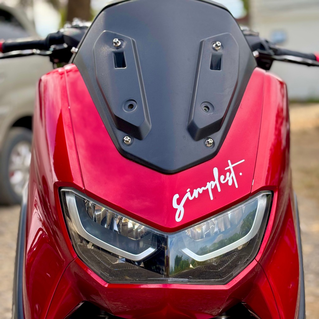 Simplest Cursive Sticker Decals Cutout Vinyl Waterproof | Shopee ...