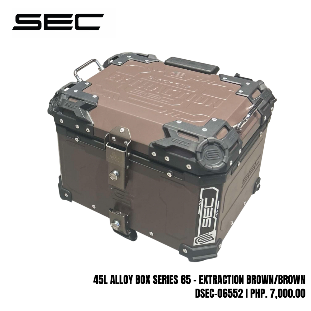 Sec TopBox 45 Liters Top Box For Motorcycle Alloy Box Series 85 ...