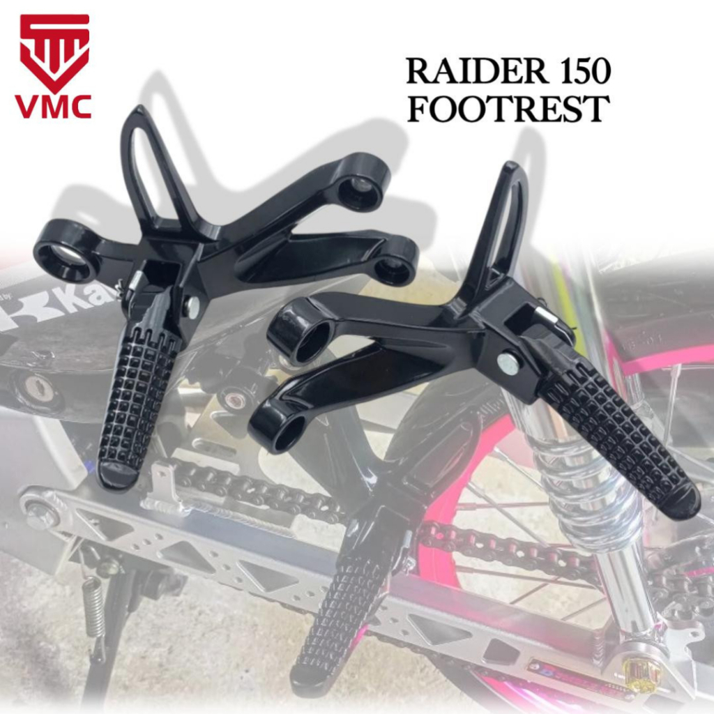 VMC Motorcycle Parts Accessories Rear Footrest For Raider 150 ( 1 Pair ...