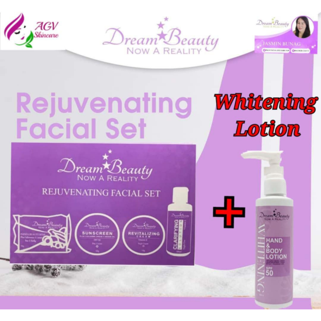 DREAM BEAUTY REJUVENATING SET/WHIPP SOAP/SERUM/LOTION. | Shopee Philippines