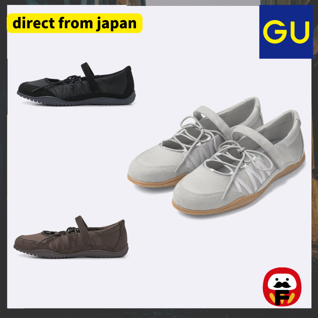 GU Lace-up ballet sneakers E【Direct From Japan】 | Shopee Philippines