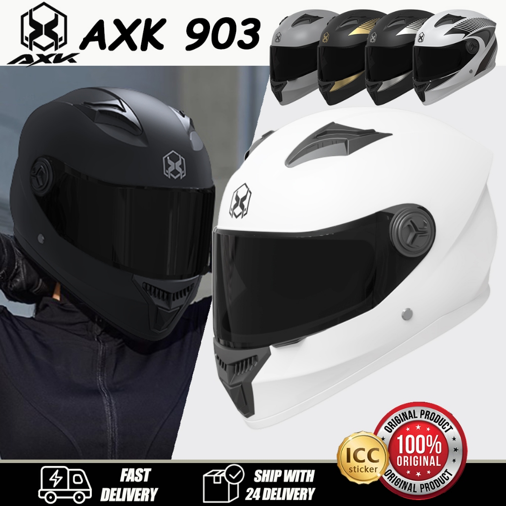AXK 903 motorcycle full face helmet men and women full coverage anti ...