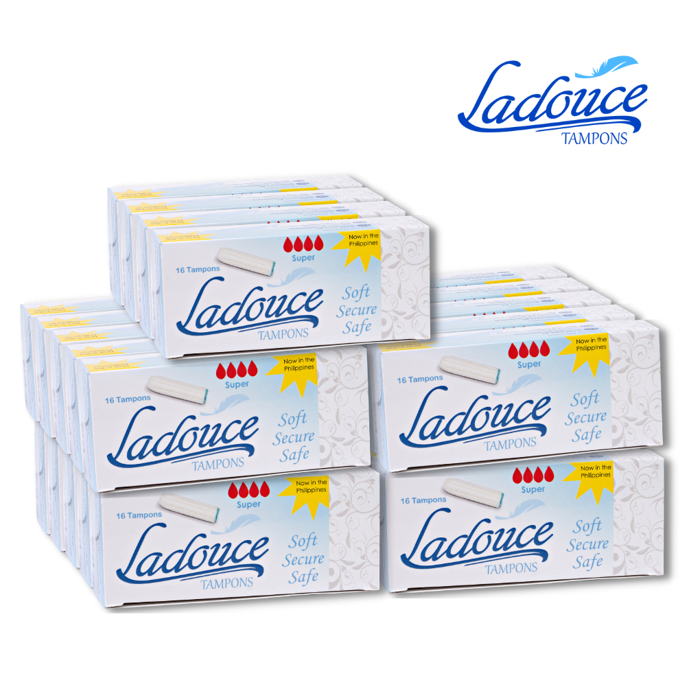 384pcs Ladouce® tampons SUPER | Highly Absorbent| Biodegradable tampons ...