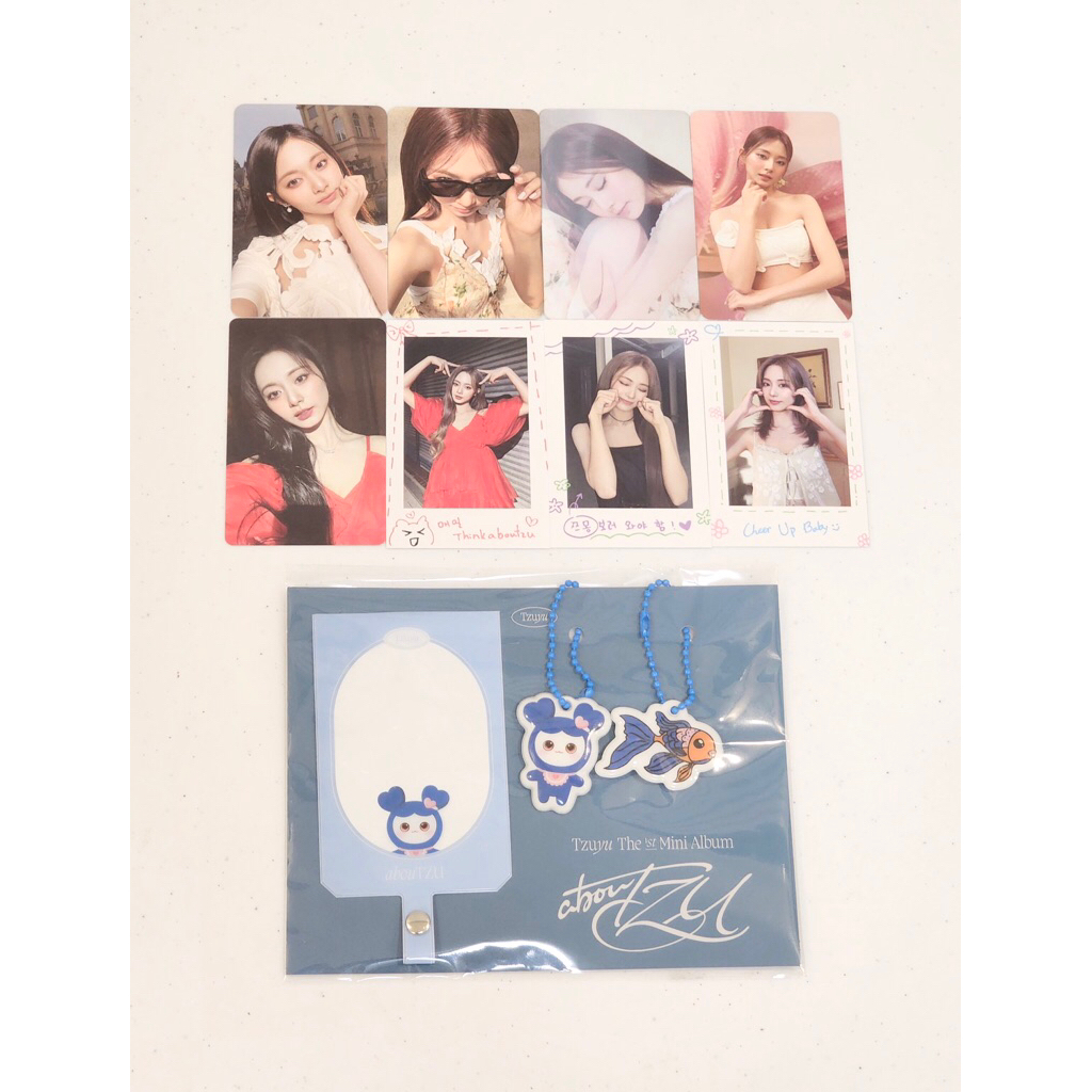 [MEGA SALE!][ONHAND] TWICE TZUYU “abouTZU” Album Photocards & Official MD Pola and Keyring Set ...