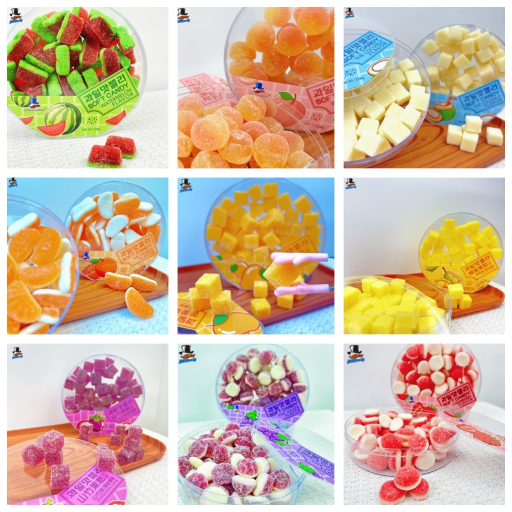 228g fruit flavor pudding Candy /flavored gummies /fructose softcandy ...