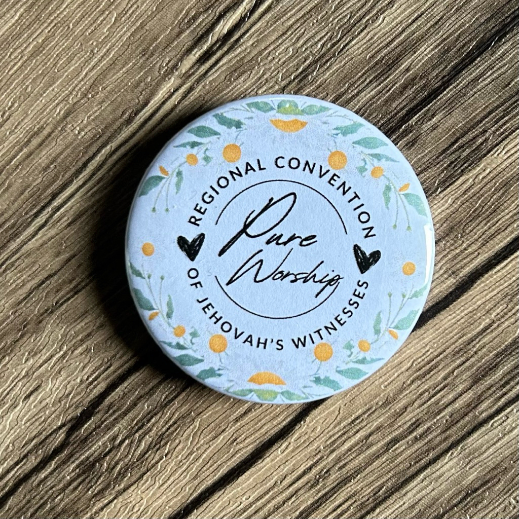 Regional Convention 2025 Pure Worship Button Pins | Shopee Philippines