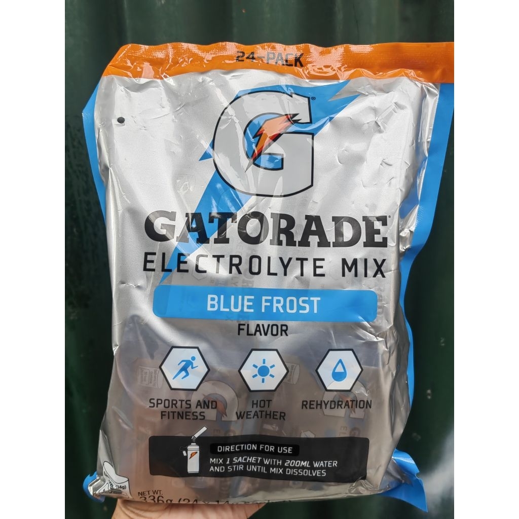 Gatorade Electrolyte MixBlue Frost Flavor336g ( 24 x 14g Sachet ...