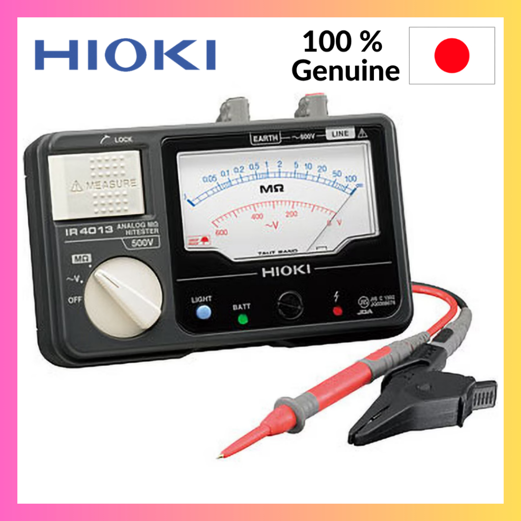 HIOKI Insulation Resistance Meter IR4013-10 Analog Megohm Hi-Tester ...