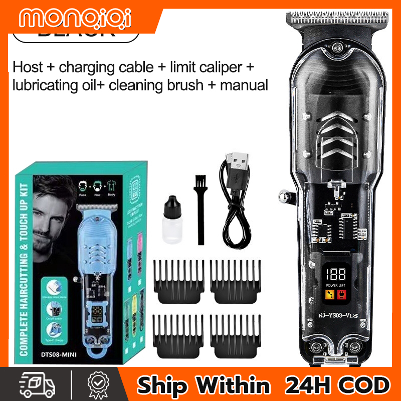 Professional Hair Clippers Rechargeable Haircut Razor Trimmer Cordless ...