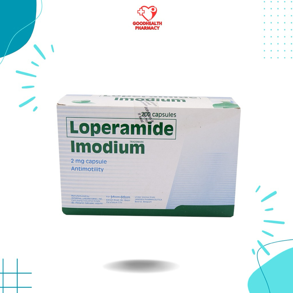 IMODIUM LOPERAMIDE 2mg (10pcs) | Shopee Philippines