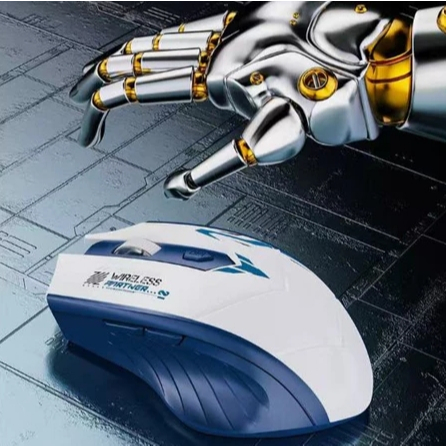 New mecha style wireless bluetooth mouse e-sports gaming mouse dual ...
