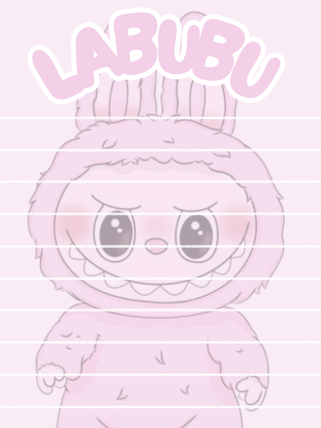 Labubu Monsters Small Notepad, “Labubu” can be customized to a name ...