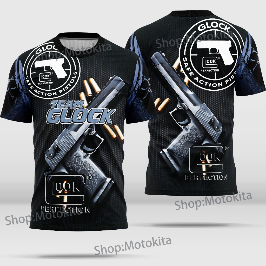 Glock T-Shirt for Men Printed Team Glock Jersey New Design Sublimation ...