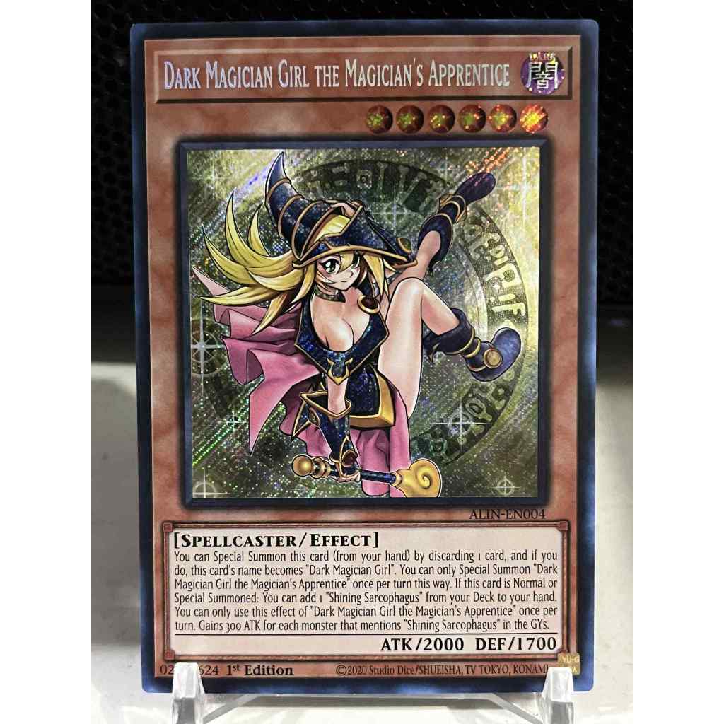 Dark Magician Girl the Magician's Apprentice - ALIN-EN004 - Secret Rare 1st Edition | Shopee ...