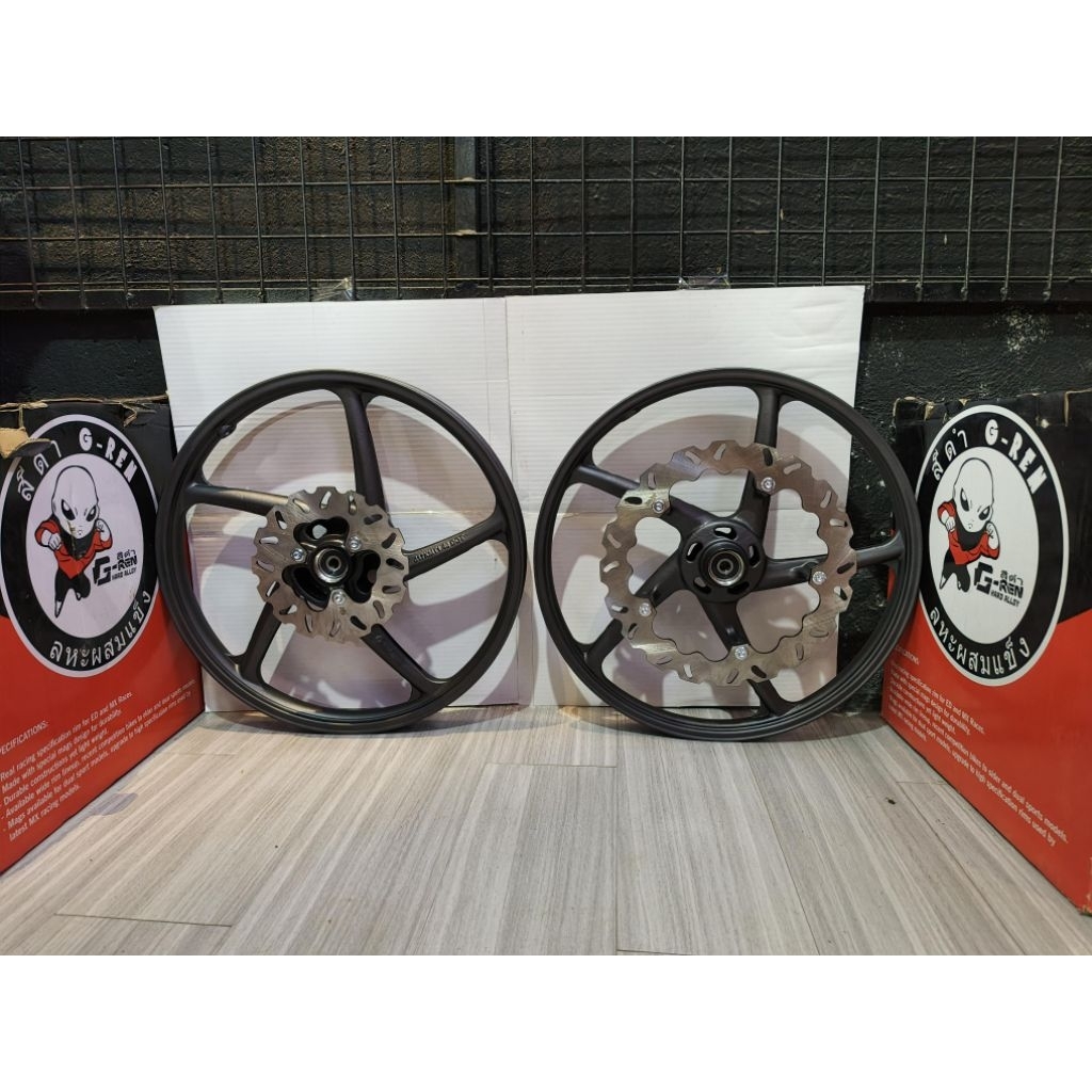 G-REN MAGS SET FOR RAIDER SLIM TYPE RIM 17 WITH DISC GR5 | Shopee ...