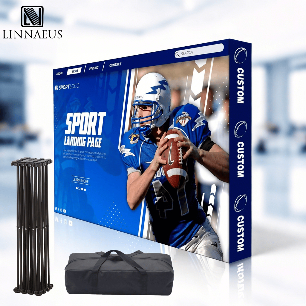 POP UP STRUCTURE BACKDROP DISPLAY STRAIGHT| BANNER FRAME | Shopee ...