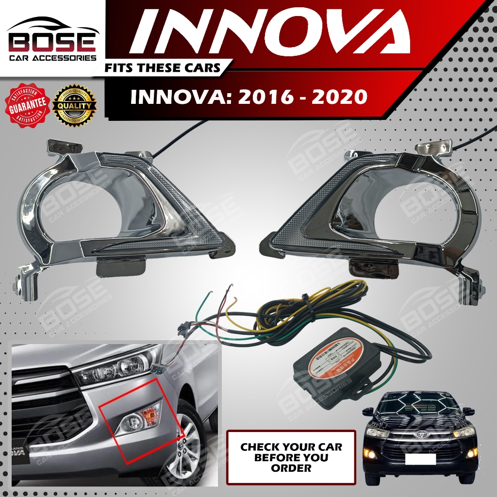 Toyota Innova DRL 2016 - 2020 Model Fog Light / Lamp DRL ( Daytime ...
