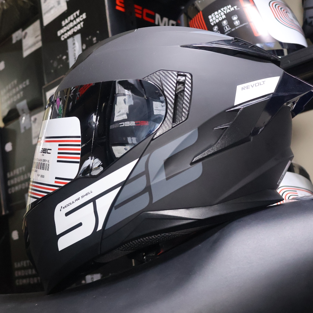 SEC Modular - 20% Discount (Dual Visor w/ Spolier) w/FREEBIES | Shopee ...