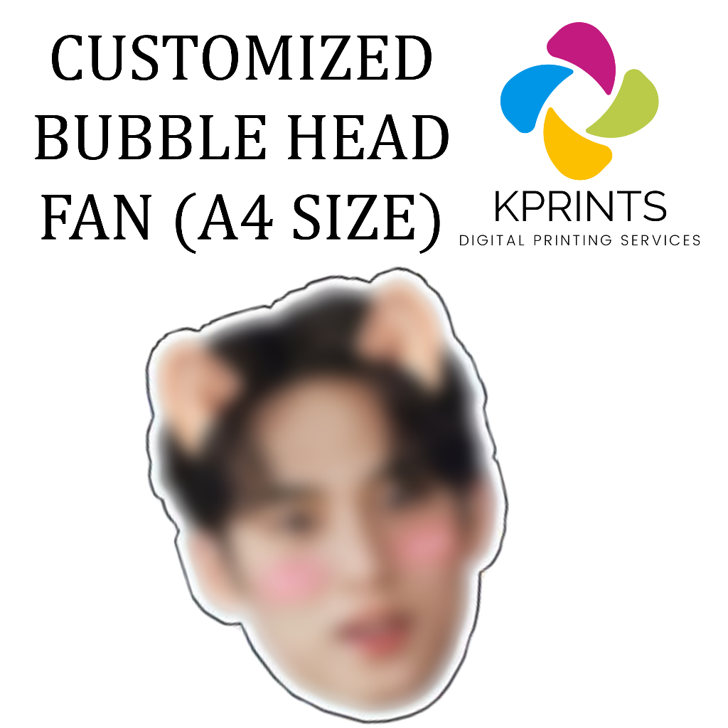 Customized A4 Bubble Head Banner Printing Service | Shopee Philippines
