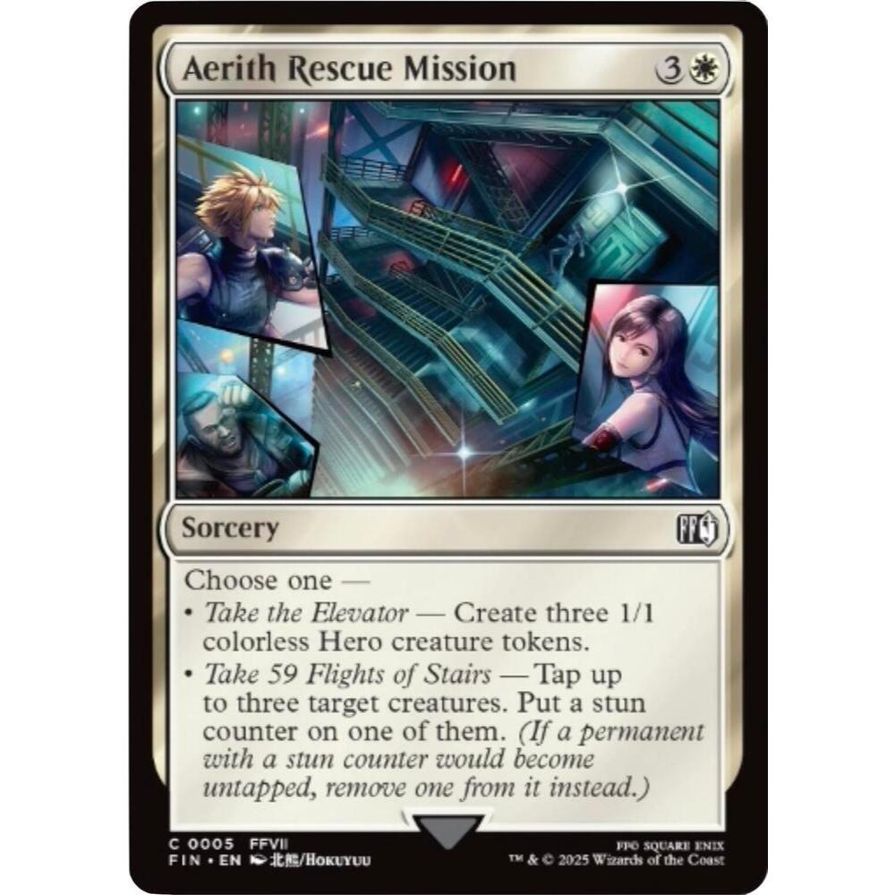 Magic the Gathering - Aerith Rescue Mission - MTG White - FIN - NM ...