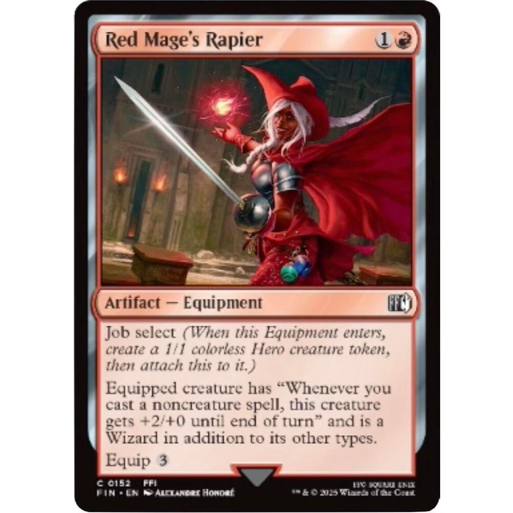 MTG Red Mage's Rapier - (FIN) FINAL FANTASY | Shopee Philippines