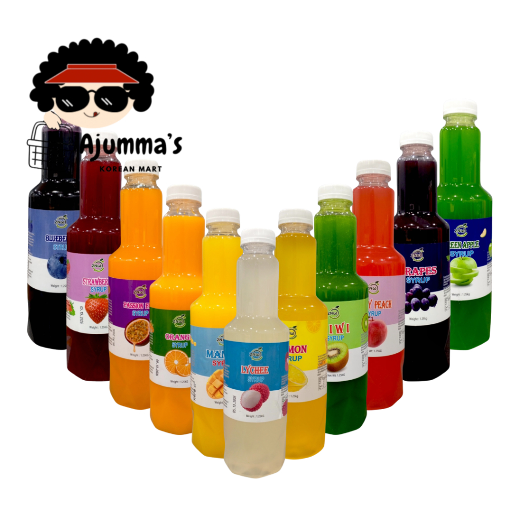 ZNW FRUITY SYRUP with Aroma Essence for Fruit Tea Milk Tea - 1.25Kg ...