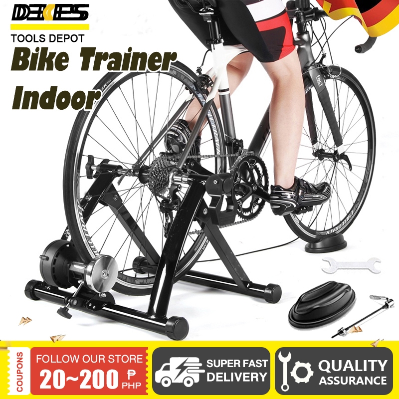 BIKE TRAINER Indoor Cycling Bike Training Trainer With Front Pad ...