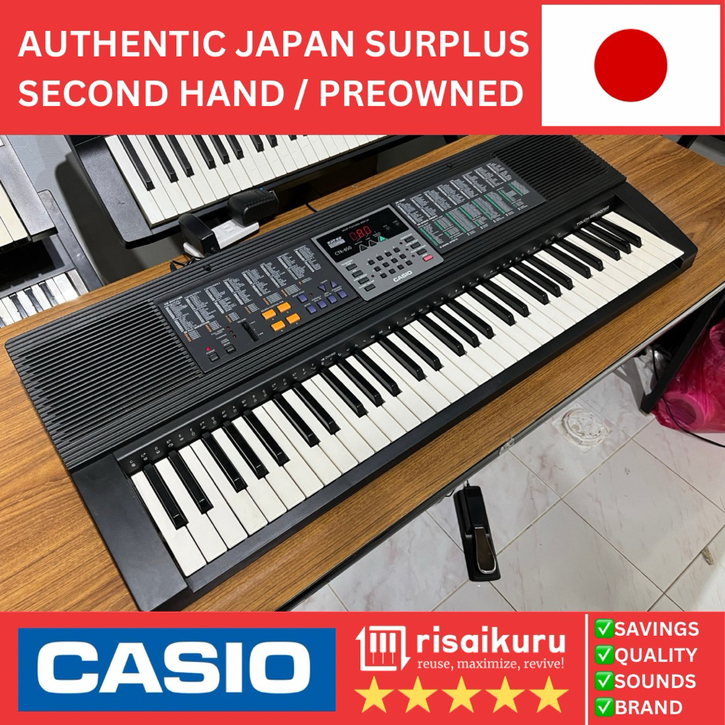 Casio CTK-650 Piano Keyboard Organ 61 Keys Touch Response Church Band ...