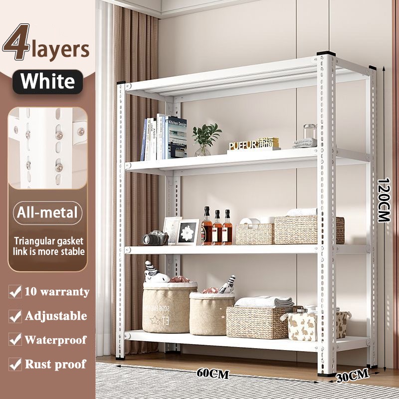 Boltless Steel rack 6 Layers Adjustable Height waterproof Organizer ...