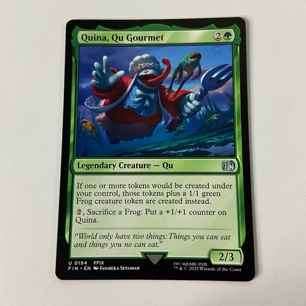 FIN QUINA, QU GOURMET SUMMON: FENRIR REACH THE HORIZON VANILLE ...