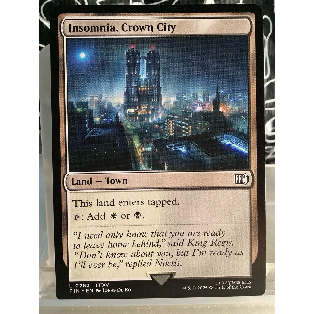 MTG - Insomnia, Crown City (Universes Beyond: Final Fantasy) | Shopee Philippines