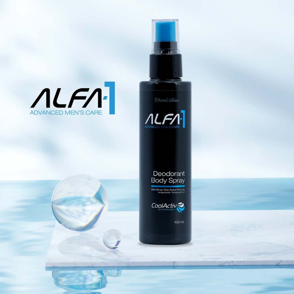 Alfa 1 deodorant body spray COOL Active 100ml | Shopee Philippines