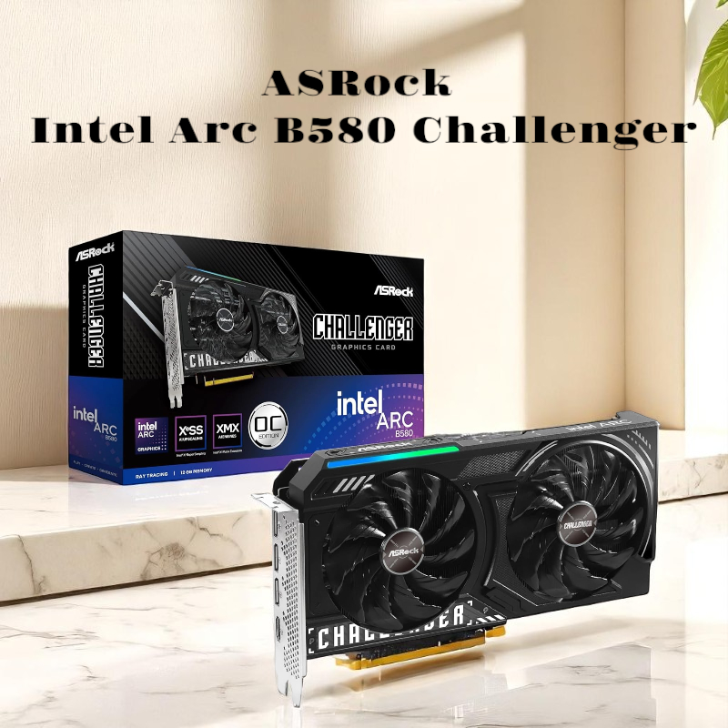 ASRock Intel Arc B580 Challenger PCIe 50 compatible 28GHz 12GB OC GDDR6 ...