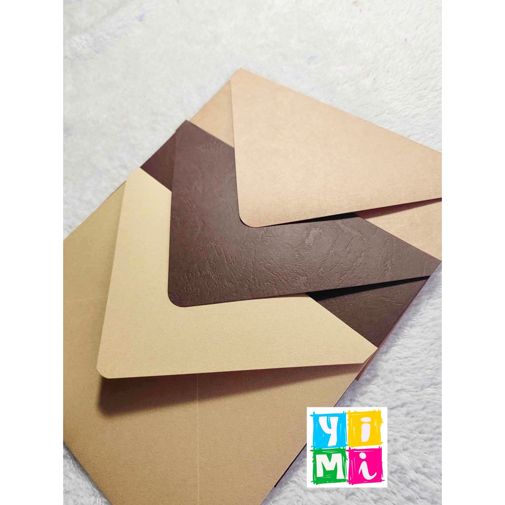 Kraft Craft brown Envelope for Wedding Invitation Birthday 5R 4R 3R ...