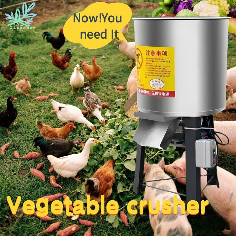 Stainless Steel Vegetable Chopper Animal Feed Grinder Electric Portable Multi-Grinder for ...