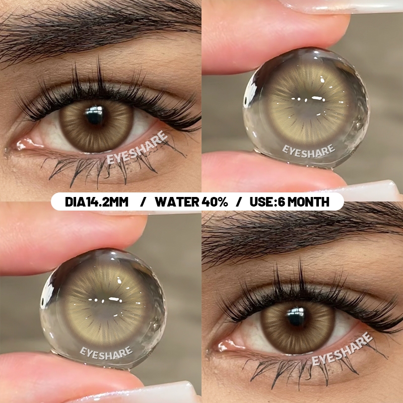 Eyeshare Contact Lense THIRA Series Brown Natural Color Contact Lens ...