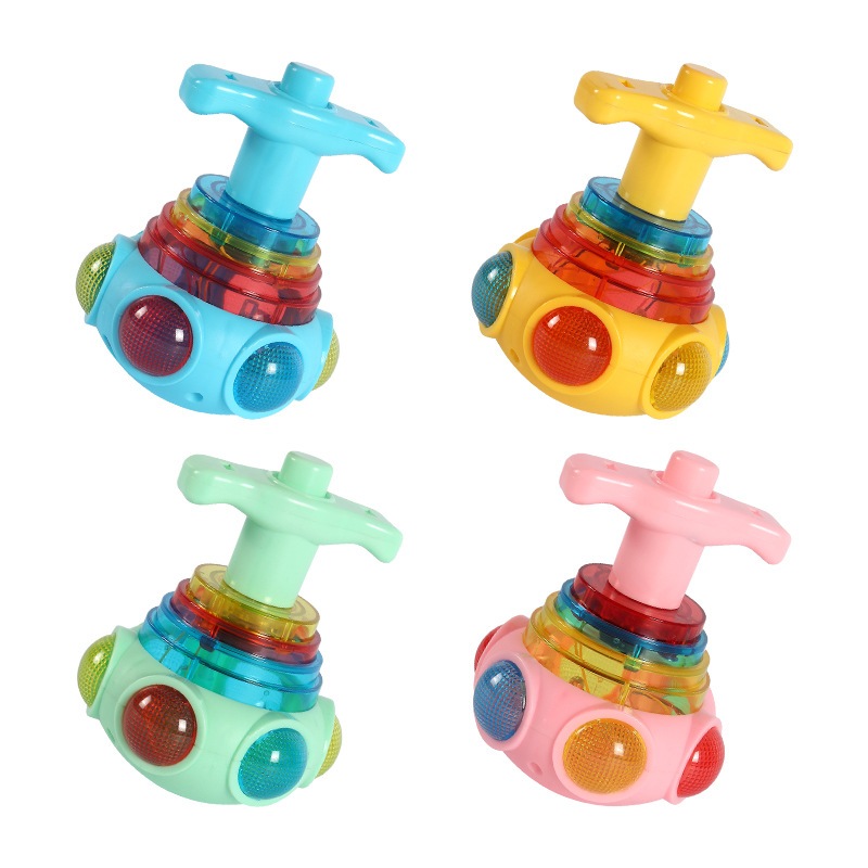 Luminous Gyro TOY LIGHT LASER SPINNING top toy children's flash music ...