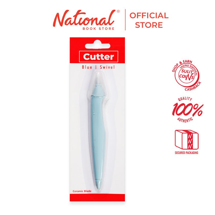 Best Buy Handheld Cutter Swivel Knife Ceramic Blade TPR+PP Blue XD-119 ...